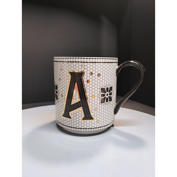 Anthropologie | Kitchen | Bistro Tile Margot Monogram Mug By ...